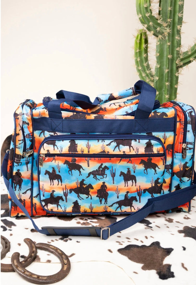 Sunset Cowboy Duffle Bag – Southern Style Life