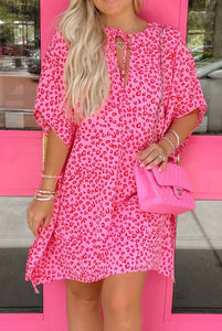 Hot Pink Leopard Dress – Southern Style Life